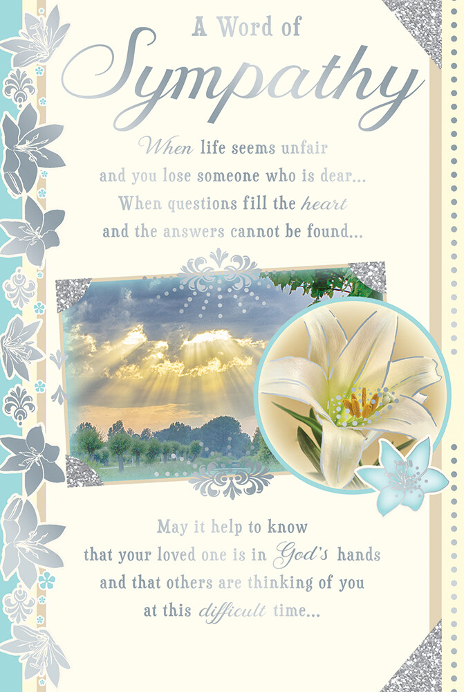 Religious Sympathy Cards From Greeting Card Universe