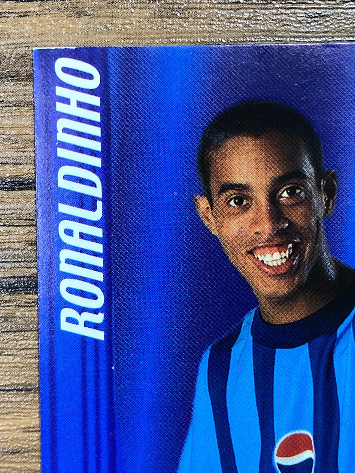 Team Pepsi World Cup Soccer Ronaldinho 2000 Rookie Card Brazil Rare | eBay