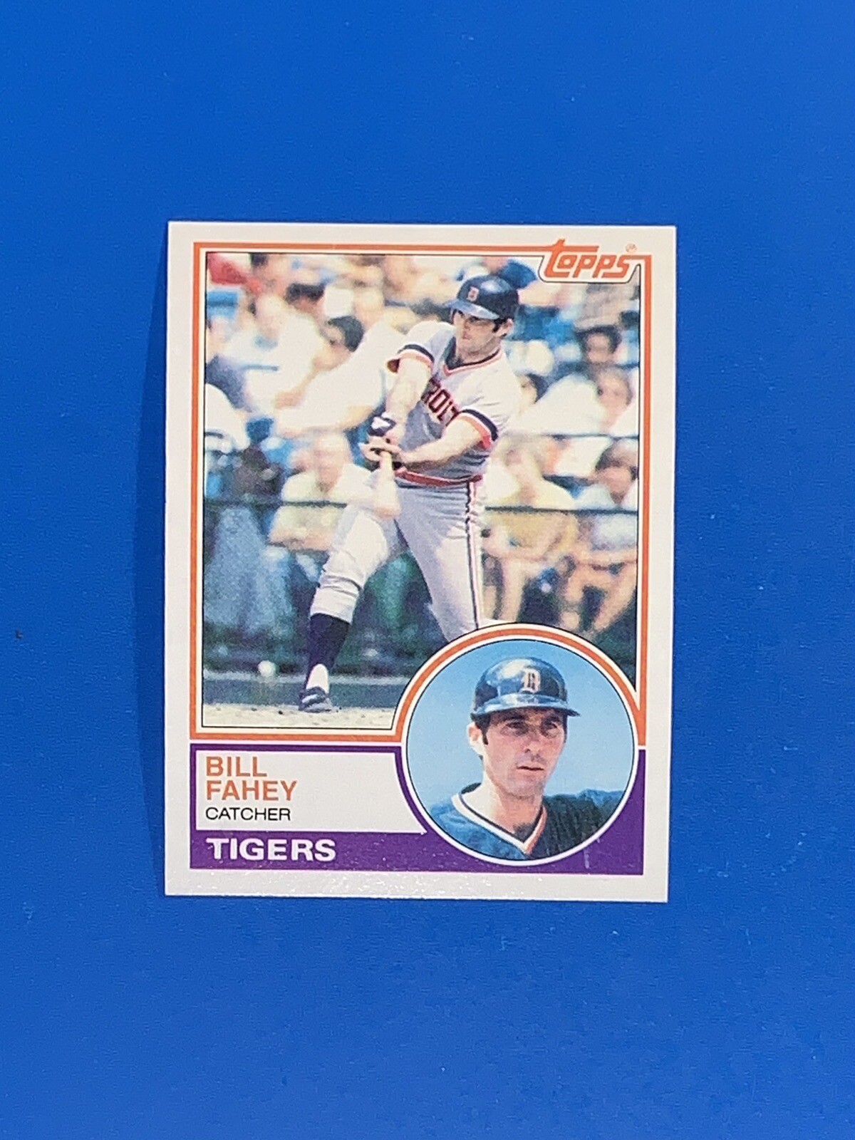 1983 Topps Bill Fahey Baseball Card #196 Detroit Tigers Set Break NM-MINT | eBay