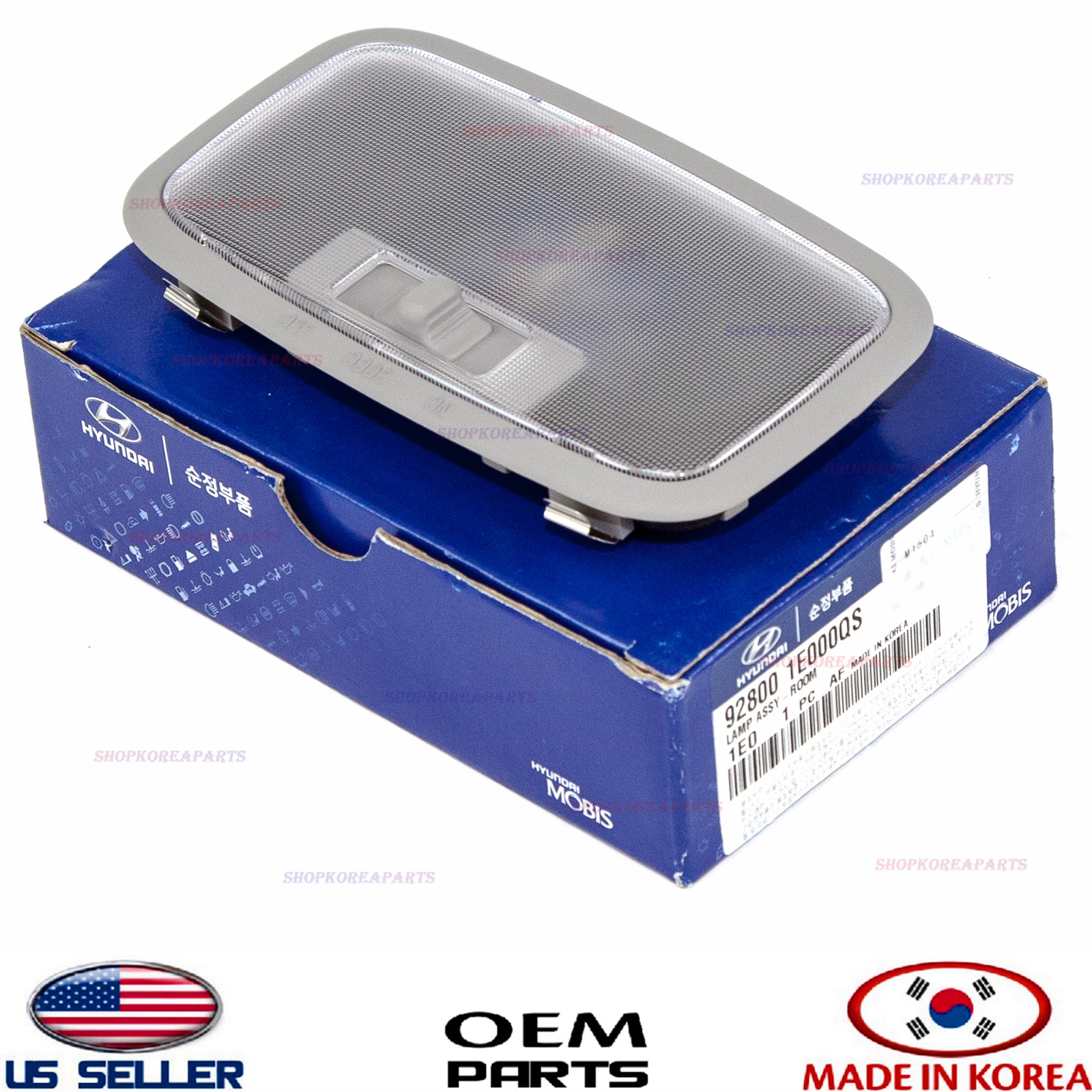 Genuine Room Lamp Assy Dome Light Overhead Console Gray ⭐OEM⭐ Accent ...