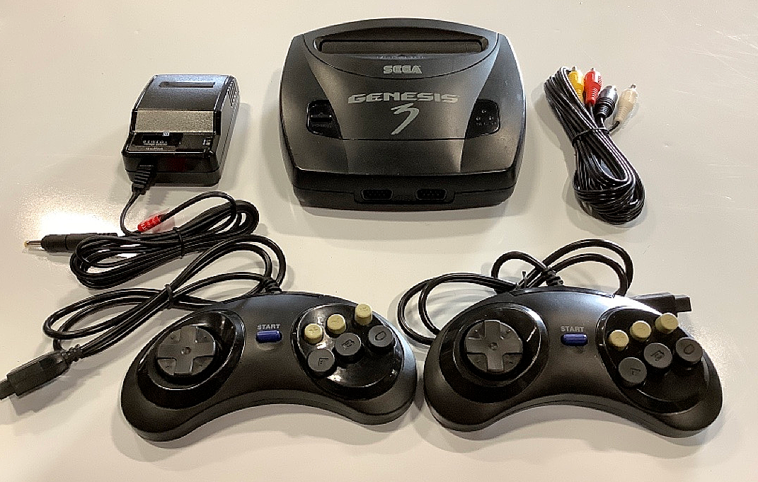 Original SEGA GENESIS 3 Console MK-1461 Video Game System V3 GEN3 2 ...