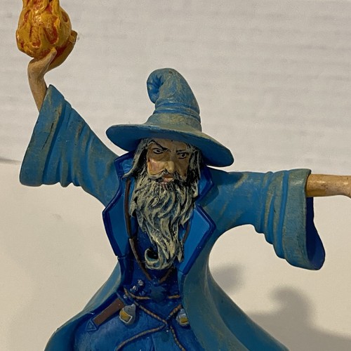 Vintage Plastoy Purple Witch And Blue Wizard Figures Mythical Fantasy ...