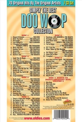 VARIOUS ARTISTS SIMPLY THE BEST DOO WOP COLLECTION, VOL. 2 NEW CD ...