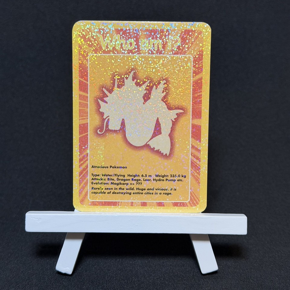 Gyarados (130) - C07 - 2004 Pokémon Funskool - Who Am I? - Pack Fresh ...