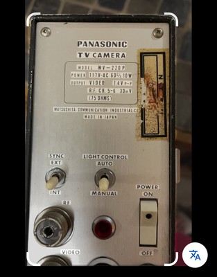 panasonic tv camera vintage, Model # WV 220P | eBay