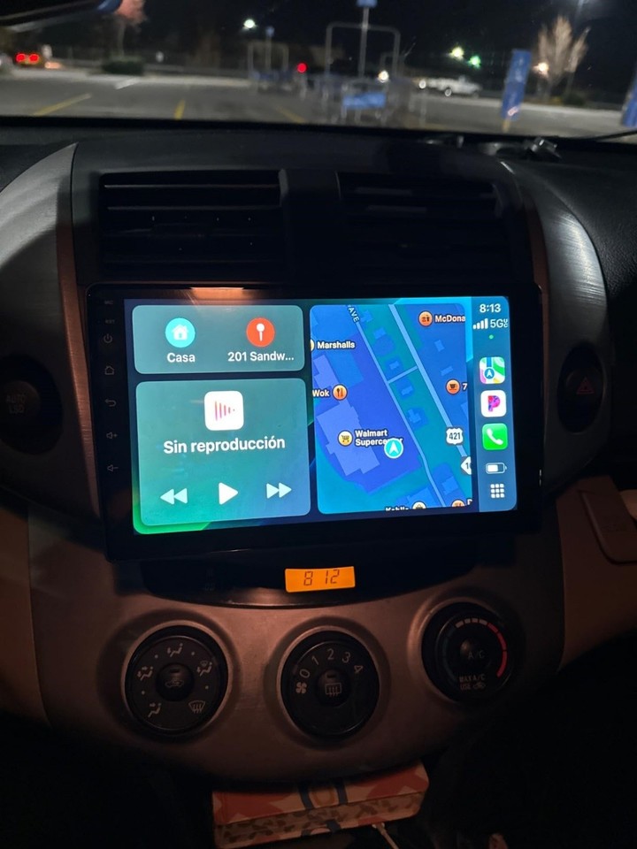 Carplay For Toyota RAV4 2007-2012 9"Android15 2+64G Touch Screen Radio ...