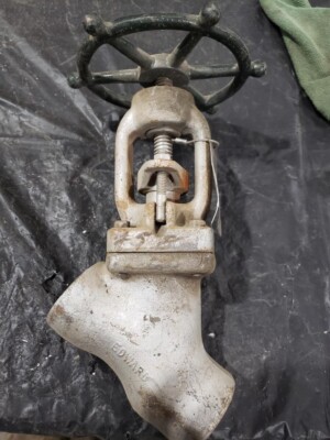 1 1/2" Vogt Flowserve CWP 2000 800 A105 Socket Weld Angle Globe Valve ...