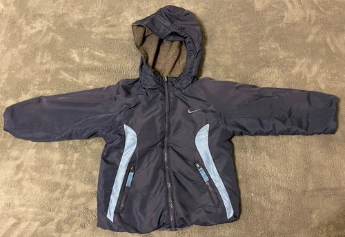 Nike Reversible Fall/Spring Jacket Polyester Youth Size 4T Blue/Gray | eBay