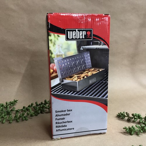 Weber 7576 Stainless Steel BBQ Smoker Box ~ Grill /Grilling ~BRAND NEW ...