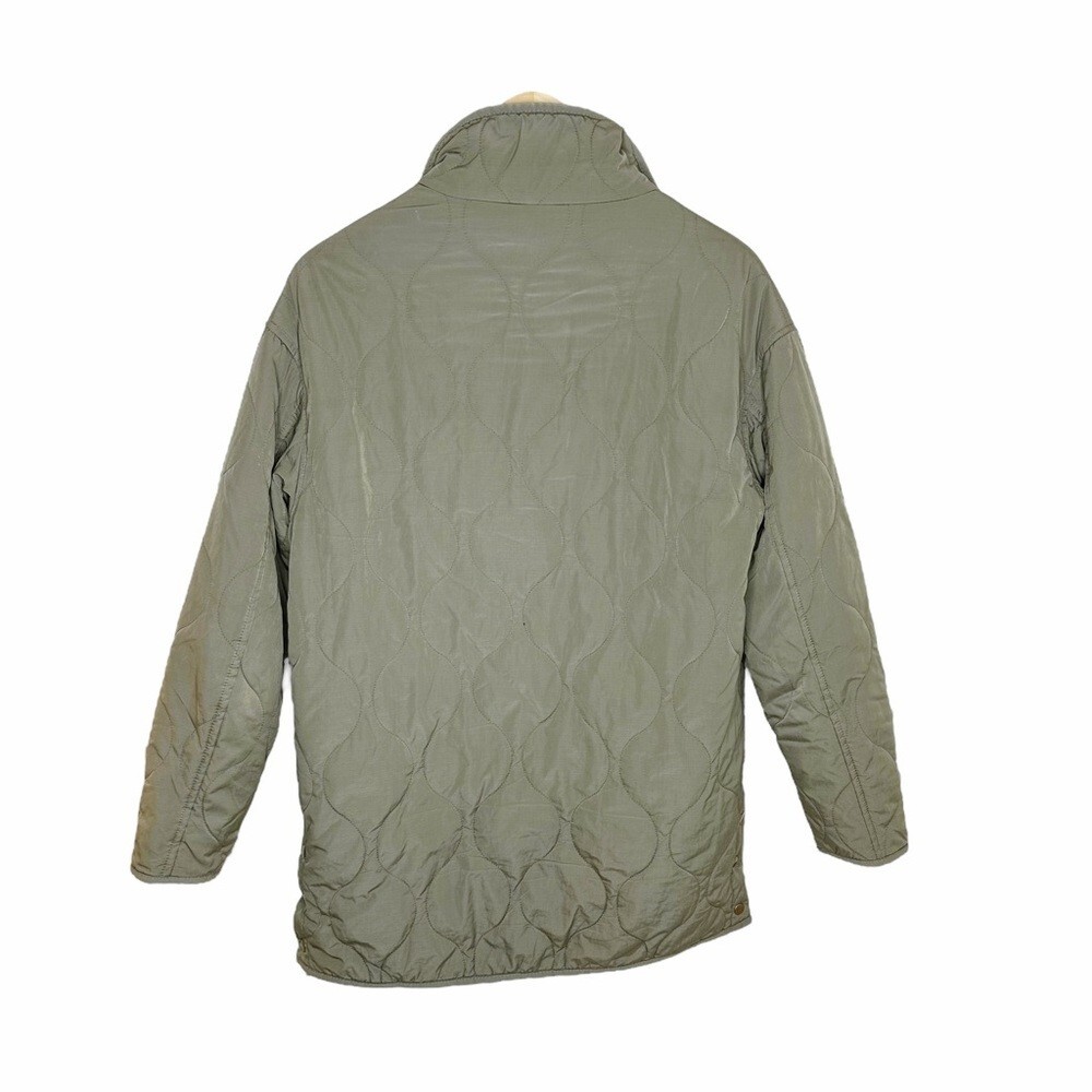 Marine Layer Copenhagen Quilted Jacket in Dusty Olive… - Gem