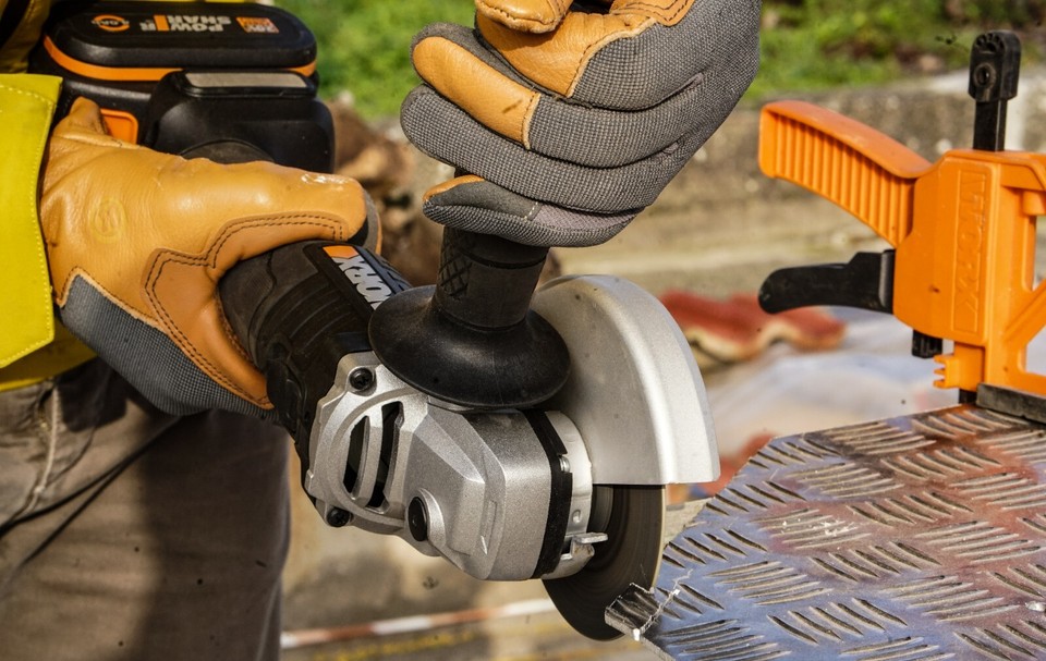 WORX Powershare Cordless Angle Grinder 20V 125mm Brushless x1 4.0Ah ...