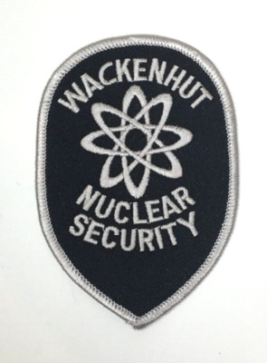 PATCH Wackenhut Nuclear Security Grey on Black | eBay