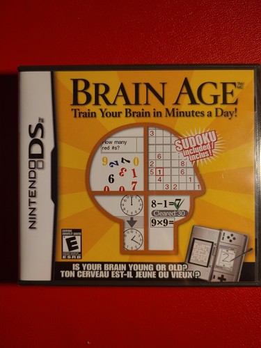 Nintendo DS - Brain Age: Train Your Brain in Minutes a Day - Factory ...
