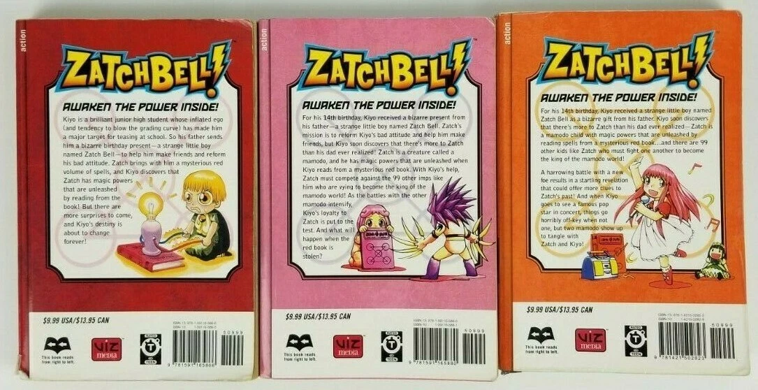 Zatch Bell! #4 - Manga by Makoto Raiku (2005) First Printing, First Edition, OOP resende.rj.gov.br