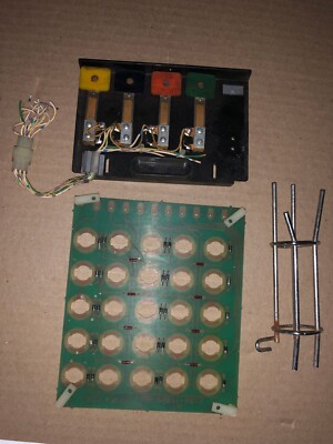 PINBOT PINBALL MACHINE LAMP PCB TARGET ASSEMBLY AND RAMP PARTS ARCADE ...