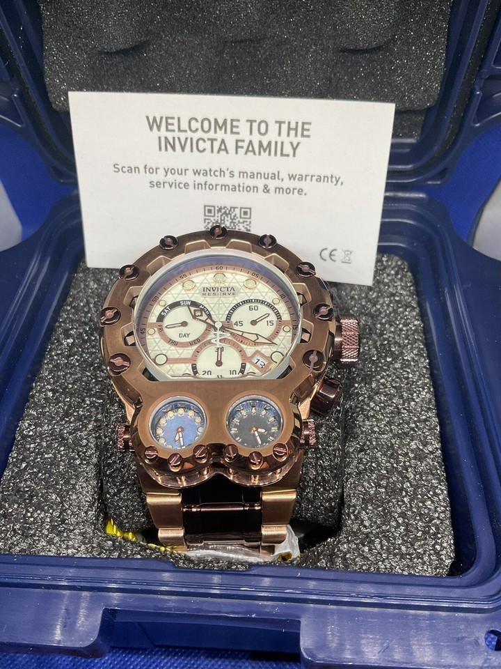 Invicta Reserve Magnum Tria mod 35101, Swiss Movt, men's wristwatch | eBay