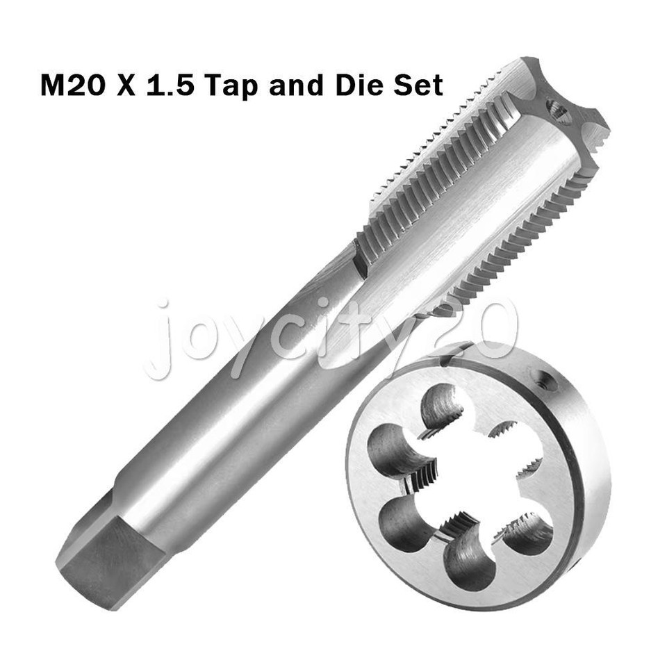 M20 Metric Tap and Die Set HSS Machine Thread Tap /Round Die 1.5mm UK ...