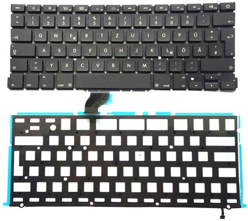 Apple Macbook Pro Retina 13" Keyboard German + Backlight A1502 2013 ...