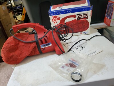 Dirt Devil Royal Hand Vac Handheld Vacuum Cleaner Model 103 Factory Box ...