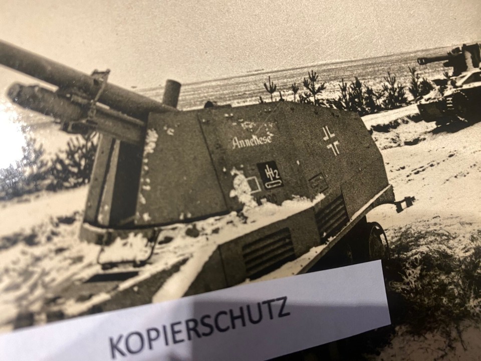 Foto WW2 Russland Wespe Panzerjäger Sd. Kfz. 124 Selbstfahrlafette mit ...