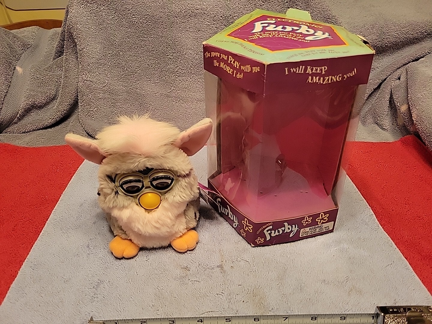 Furby Leopard Pink Mouse 70-800 Tiger Electronics 1998 For Parts Or ...