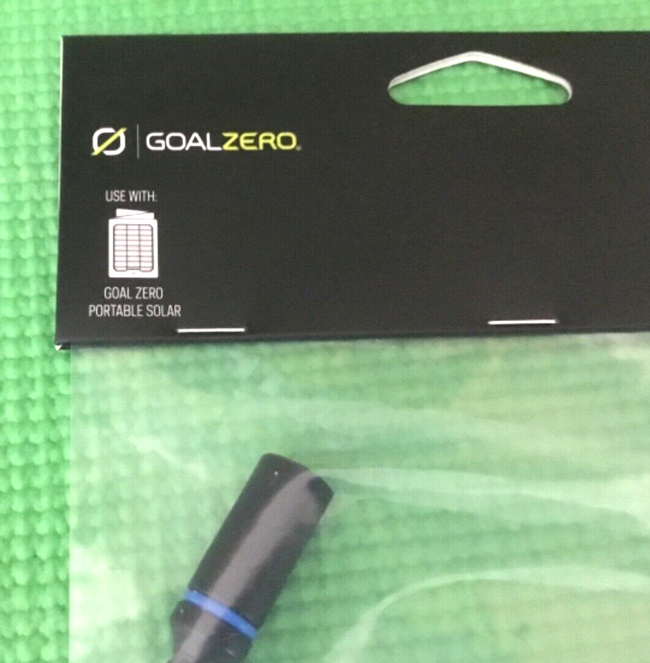 GOAL ZERO 8MM Solar Adapter Cable use with Portable Solar Panel # 98725 ...