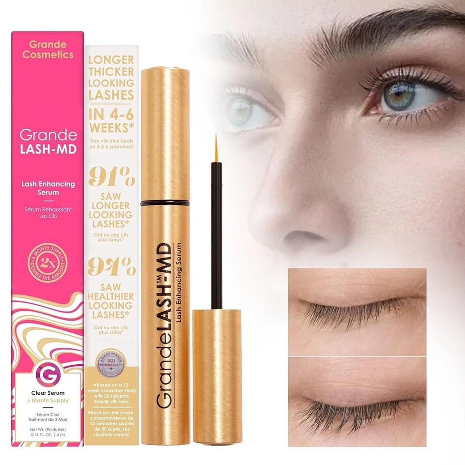 Grande LASH-MD Grande Eyelash Enhancer Enhancing Serum 6M Supply 4ML 0. ...