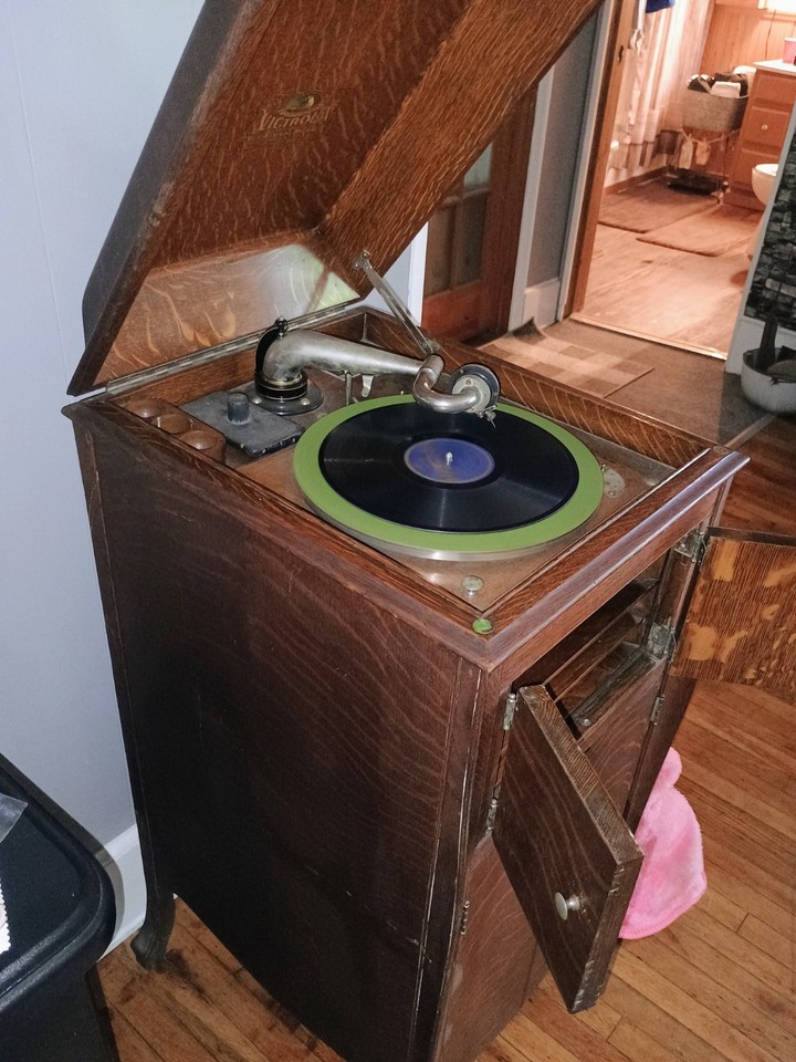 Antique VICTOR VICTROLA PHONOGRAPH VV-Xi TALKING MACHINE Record Player **PLAYS | eBay