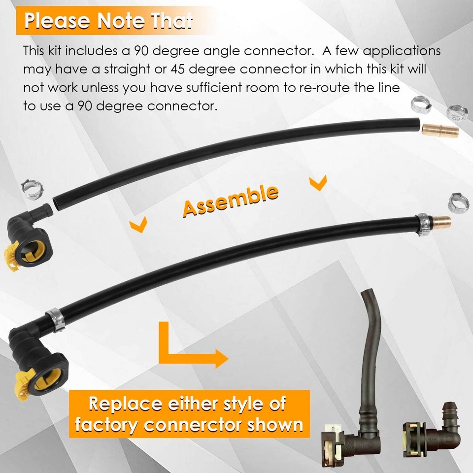 2011-2022 Ford 6.7L Powerstroke Fuel Filter Tank Supply Line Connector ...