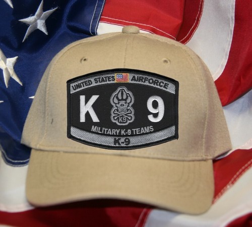 K-9 TEAM US AIR FORCE SECURITY FORCES HAT PATCH CAP USAF VETERAN MOS ...