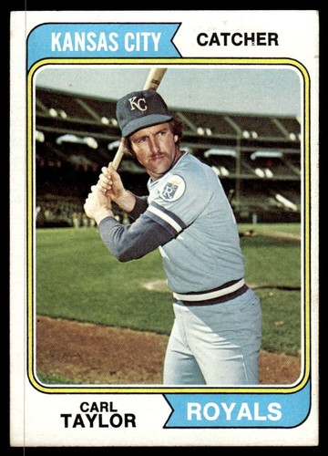 1974 Topps Carl Taylor #627 Kansas City Royals Baseball Card | eBay
