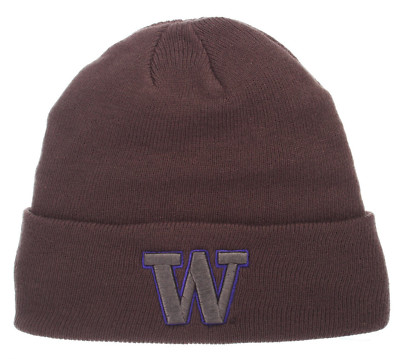 WASHINGTON HUSKIES NCAA ALL GRAY CUFFED KNIT BEANIE Z WINTER SKI CAP ...