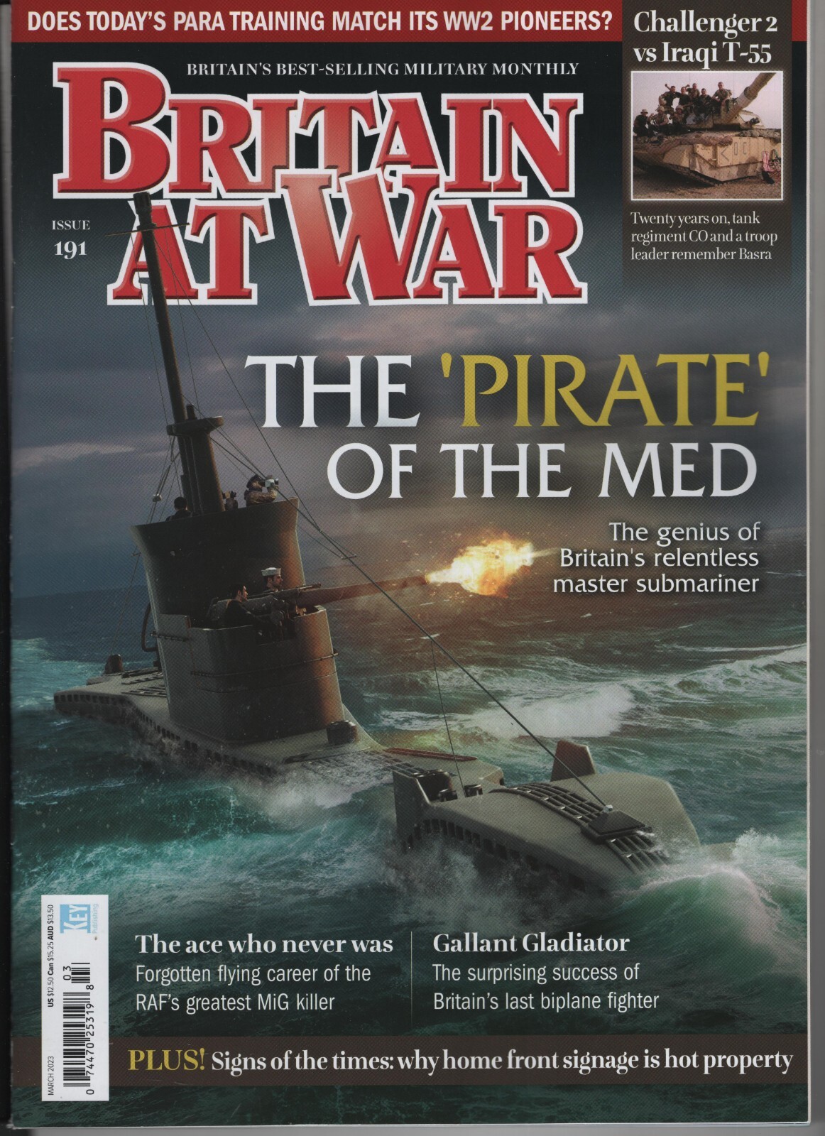 JOHN TUBBY LINTON VC BRITAIN AT WAR MAGAZINE MARCH 2023 #191 PIRATE OF ...