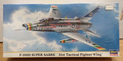 F-100D Super Sabre 31st Tactical Fighter Wing 00682 Hasegawa Model ...