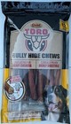 Cadet Toro Bully Hide Sticks All-Natural Dog Chews, 12 PACK of 9”-12” 1 ...