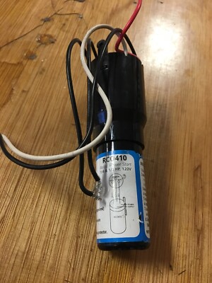 RC0410 Refrigerator Relay Overload Start Run Capacitor 1/4 1/3 HP Used ...