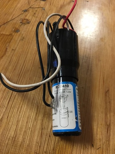RC0410 Refrigerator Relay Overload Start Run Capacitor 1/4 1/3 HP Used ...