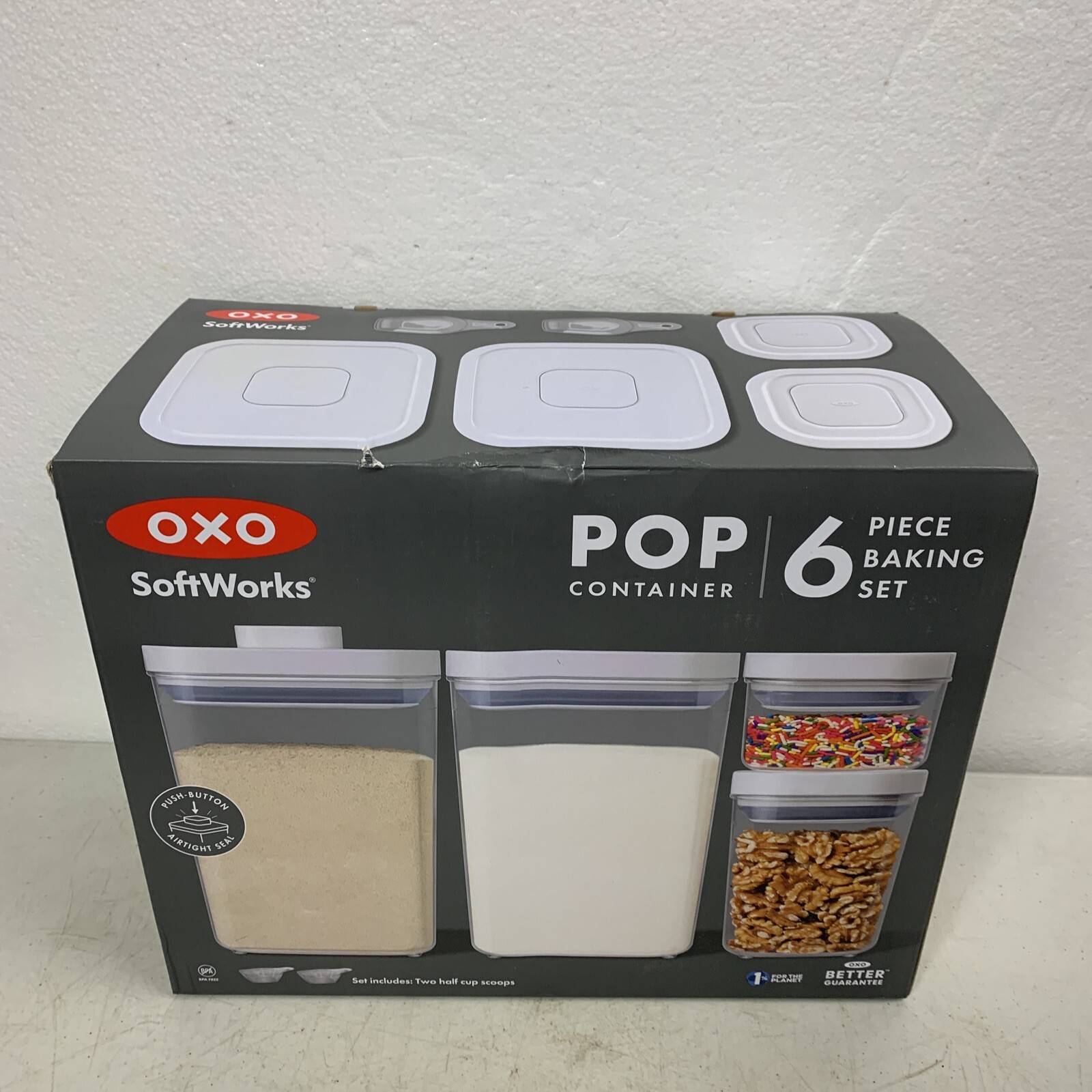 OXO SoftWorks 6-Piece POP Container Baking Set for sale online | eBay