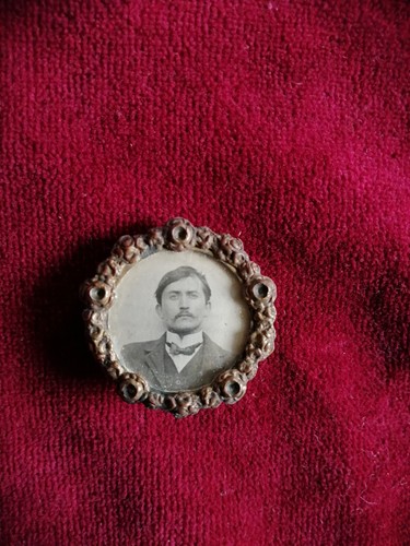 Broche photo portrait d'homme (11) | eBay