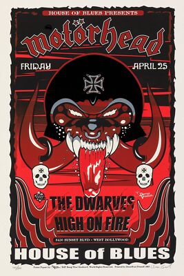 Motorhead (7) Band Concert Wall Art Poster Print Pick A Size Lot Up | eBay