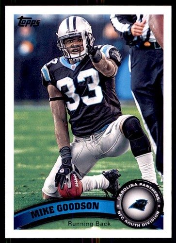2011 Topps Mike Goodson Carolina Panthers #77 | eBay