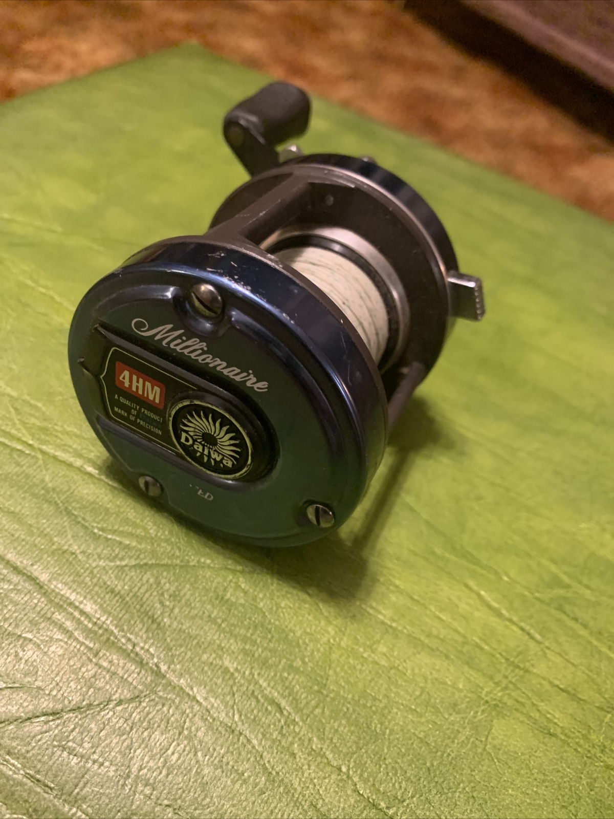Vintage Daiwa Millionaire 4HM High Speed Baitcasting Reel Made in Japan ...