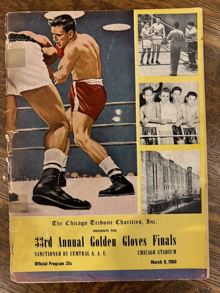 Muhammad Ali Cassius Clay Golden Gloves 4 Program Set | eBay