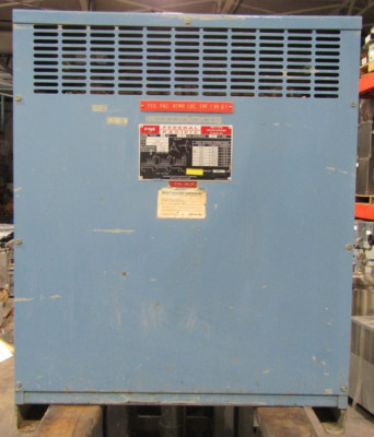 😏 FPE 75 kVA TRANSFORMERS 480 HVAC 208Y/120 LVAC 3∅ 100 AMP MAX 28994 ...