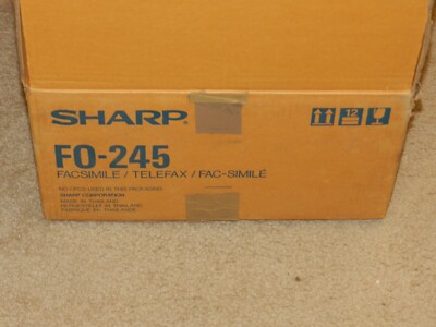Sharp FO-245 Fax Machine Facsimile BRAND NEW OLD STOCK | eBay