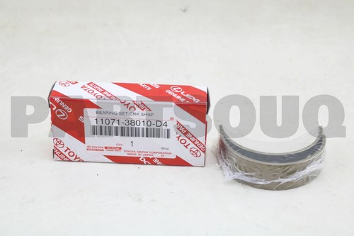 1107138010D4 Genuine Toyota BEARING, CRANKSHAFT 11071-38010-D4 | eBay