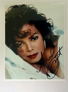 Janet Jackson Hand Signed Autograph 8x10 Photo Authenticated includes ...