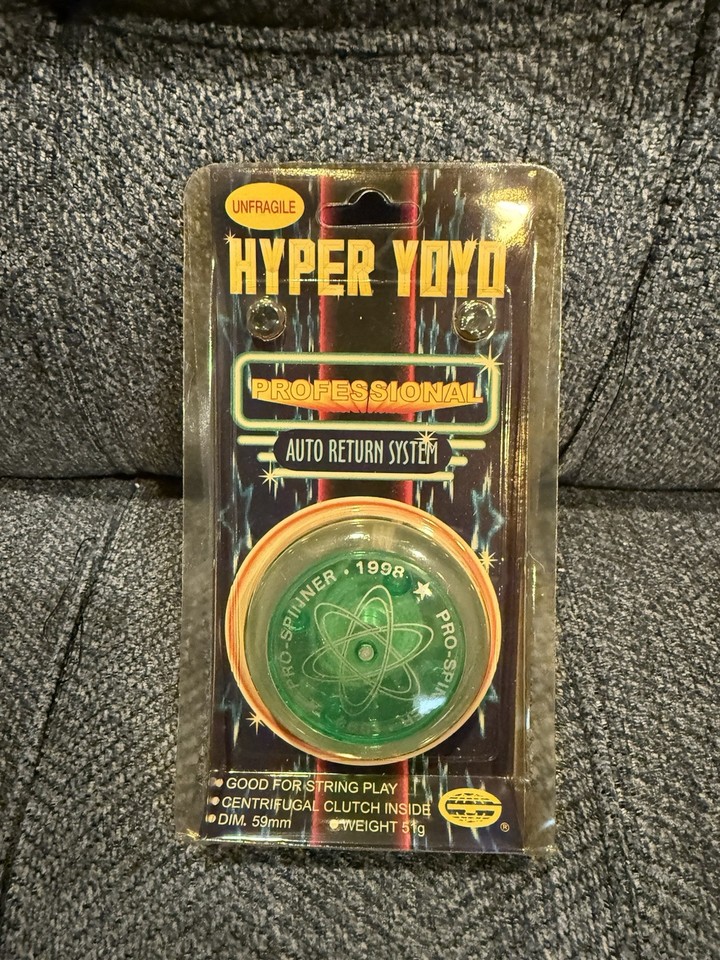 VINTAGE 1998 Hyper Yoyo Pro Spinner Professional Auto Return System ...