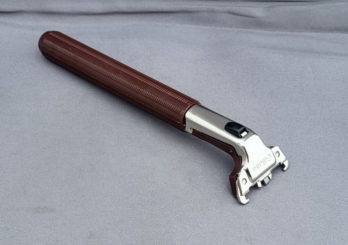 Gillette ATRA- Razor -Brown Handle- Clean - H-2 - 1987 Model | eBay