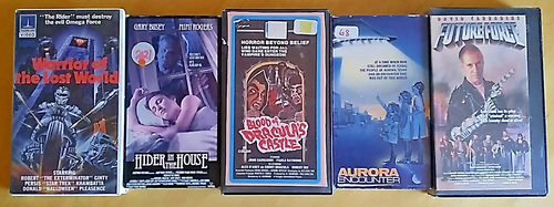 Vintage Vhs Movies HORROR ACTION THRILLER SCI-FI FANTASY lot of 5 ...